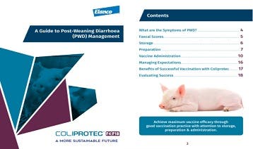 Coliprotec toolkit to aid in the vaccination of young pigs