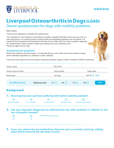 The LOAD Questionnaire | myElanco Australia