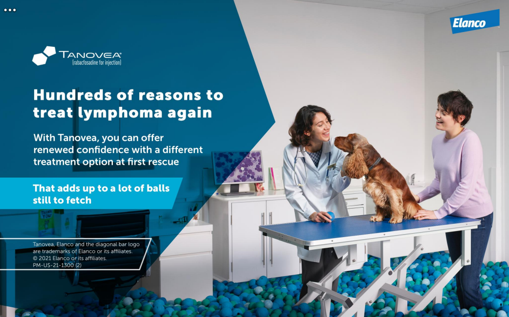 Tanovea® for treatment of canine lymphoma