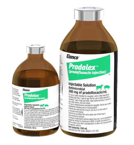 Pradalex (pradofloxacin injection) Beef Product Page