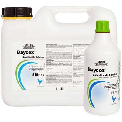 Baycox™ Coccidiocide for Chickens (5% Toltrazuril) | Elanco