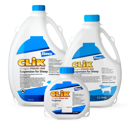 Elanco CLiK™ for 16 Weeks Blowfly Strike Prevention in Sheep