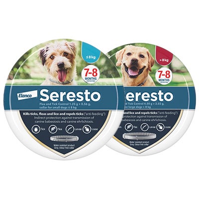 Seresto Flea & Tick Control collar for dogs