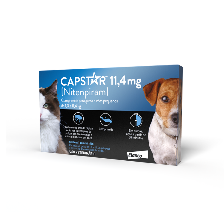 Capstar™ para gatos e cães – elimine pulgas em 30 minutos
