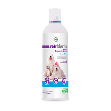 Vetriderm® | Shampoo, jabón, espuma seca para perros| Perros y gatos