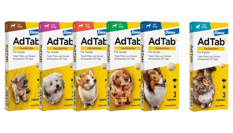 AdTab™ Kautabletten für Hunde und Katzen