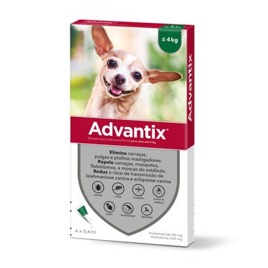 Descubra as pipetas Advantix e os seus benefícios para o seu cão