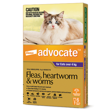 Advocate™ Cats: Safe & Effective Flea, Worm, Heartworm Control