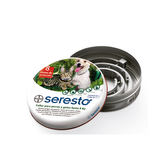 Collar antipulgas y antigarrapatas para perros y gatos Seresto®