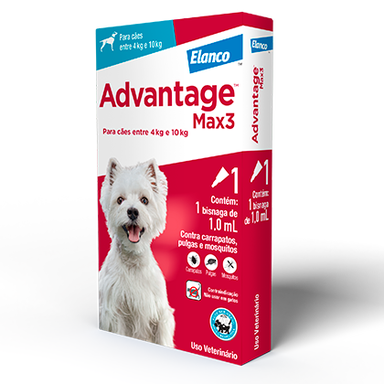 Advantage™ Max3 para Cachorros | Mata Pulgas, Carrapatos, Piolhos e ...