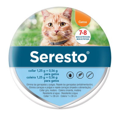 Seresto® Gatos: coleira antiparasitária para gatos e gatinhos