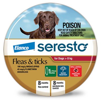 Seresto™ Dogs: Safe & Long-Lasting Tick & Flea Collar