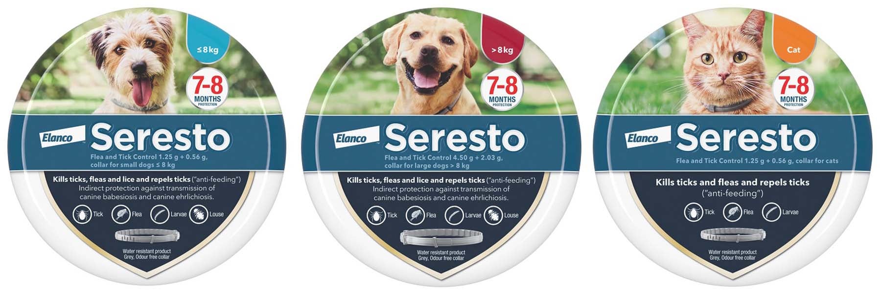 Products to control pet parasites including fleas and ticks